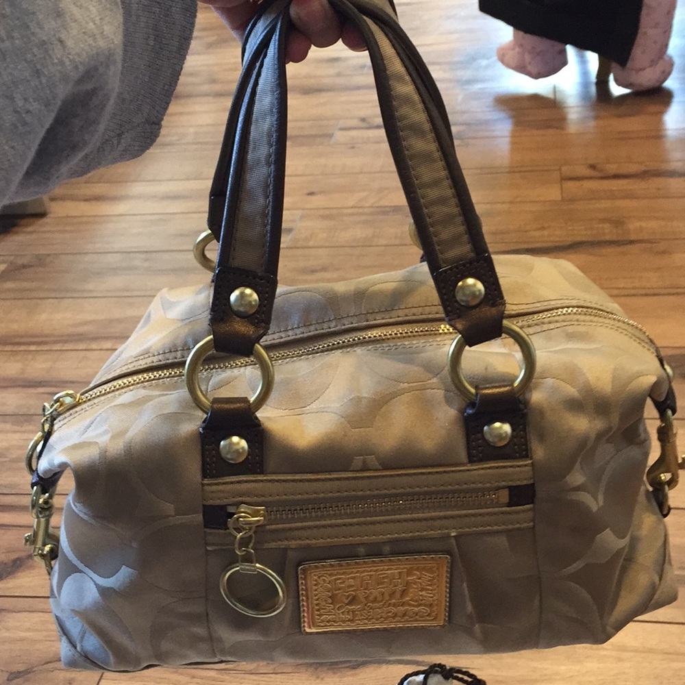 Coach “Poppy” Signature Bag - Gem